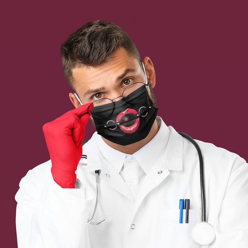 Ball Gag Face Mask - Etsy