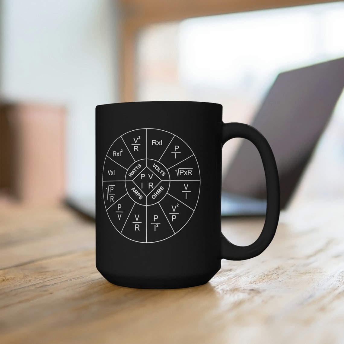 Ohm's Law Simplified Black Mug 15oz - Etsy