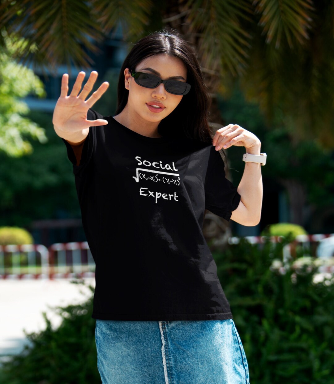 Social Distance Expert - Distance Equation - Unisex Tee, Social ...
