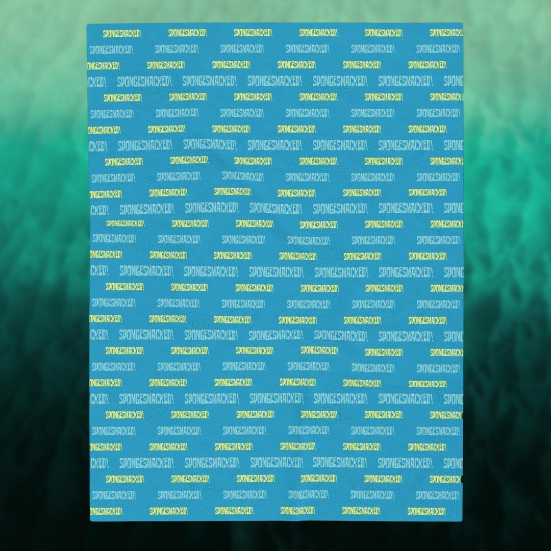 Spongesmacked Velveteen Plush Blanket - Soft Cozy Home Decor for ...