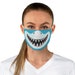 Shark Mouth Fabric Face Mask - Etsy