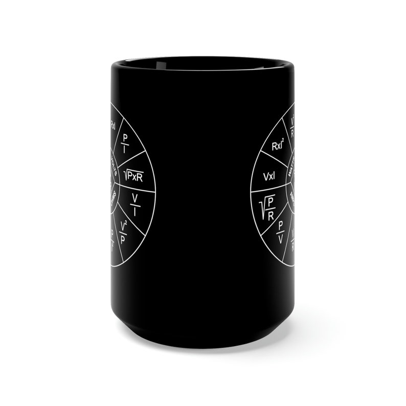 Ohm's Law Simplified Black Mug 15oz - Etsy