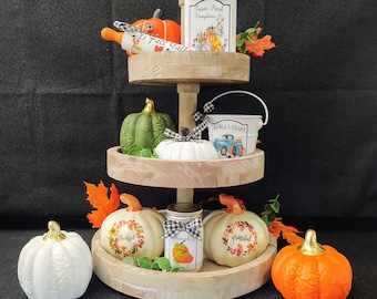 Fall Tier Tray Decor | Etsy