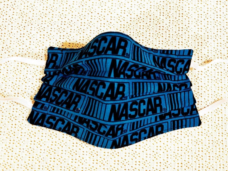 Nascar Face Mask Racing Face Mask Face Mask 100% Cotton | Etsy