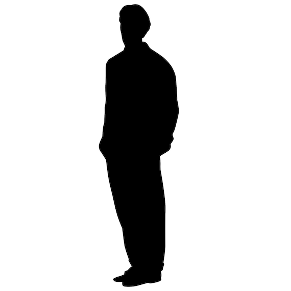 Standing Man Silhouette