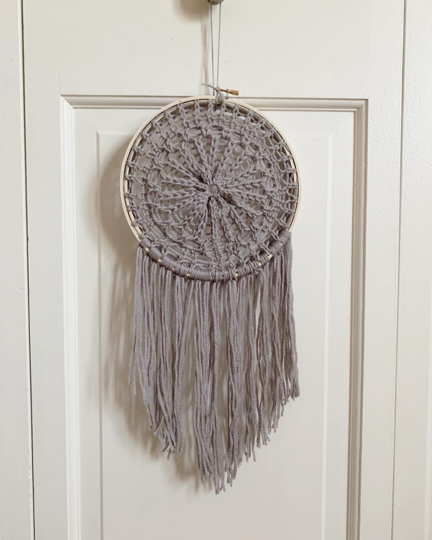 Knit Dream Catcher Wall Hanging - Etsy UK