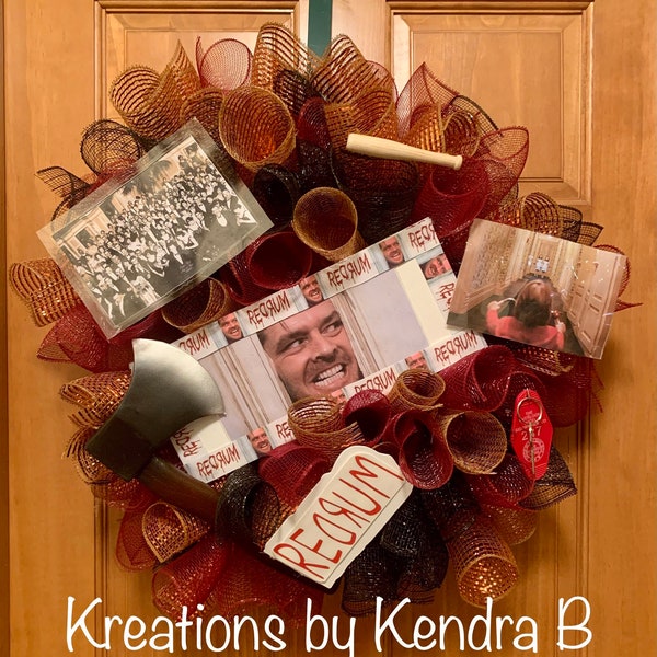 Horror Movie Wreath - Etsy
