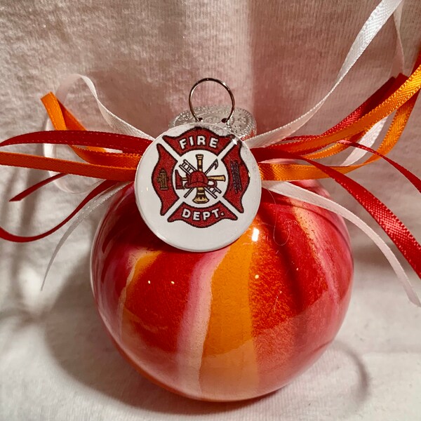 Firefighter Ornament - Etsy
