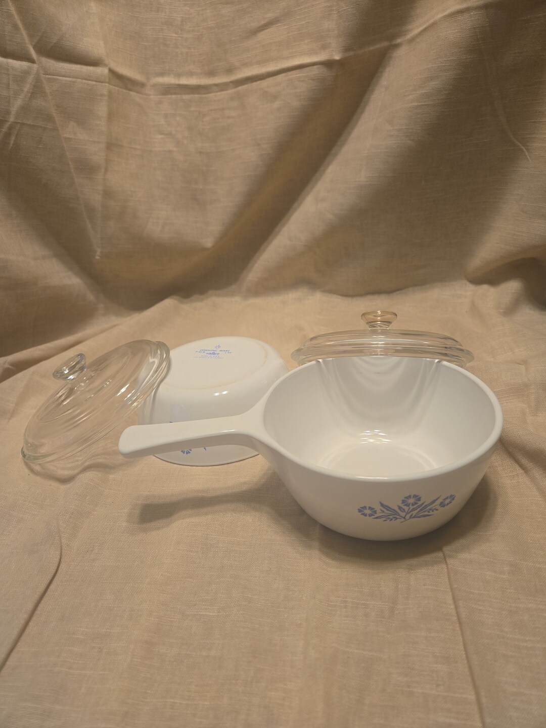 2 Blue Cornflower Corning Ware Sauce Pans With Lids - Etsy