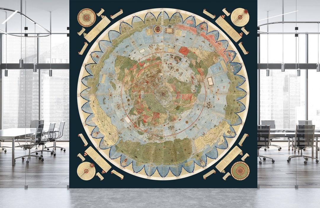 Discover Urbano Monte's Rare 1587 Manuscript World Map: Unmatched Ultra ...
