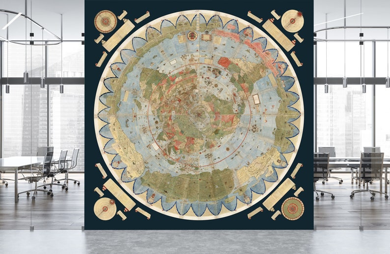 Discover Urbano Monte's Rare 1587 Manuscript World Map: Unmatched Ultra ...