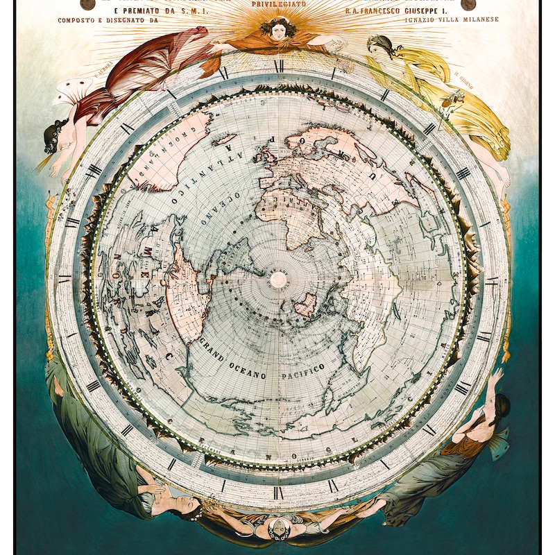 Plasma Moon World Map - Etsy