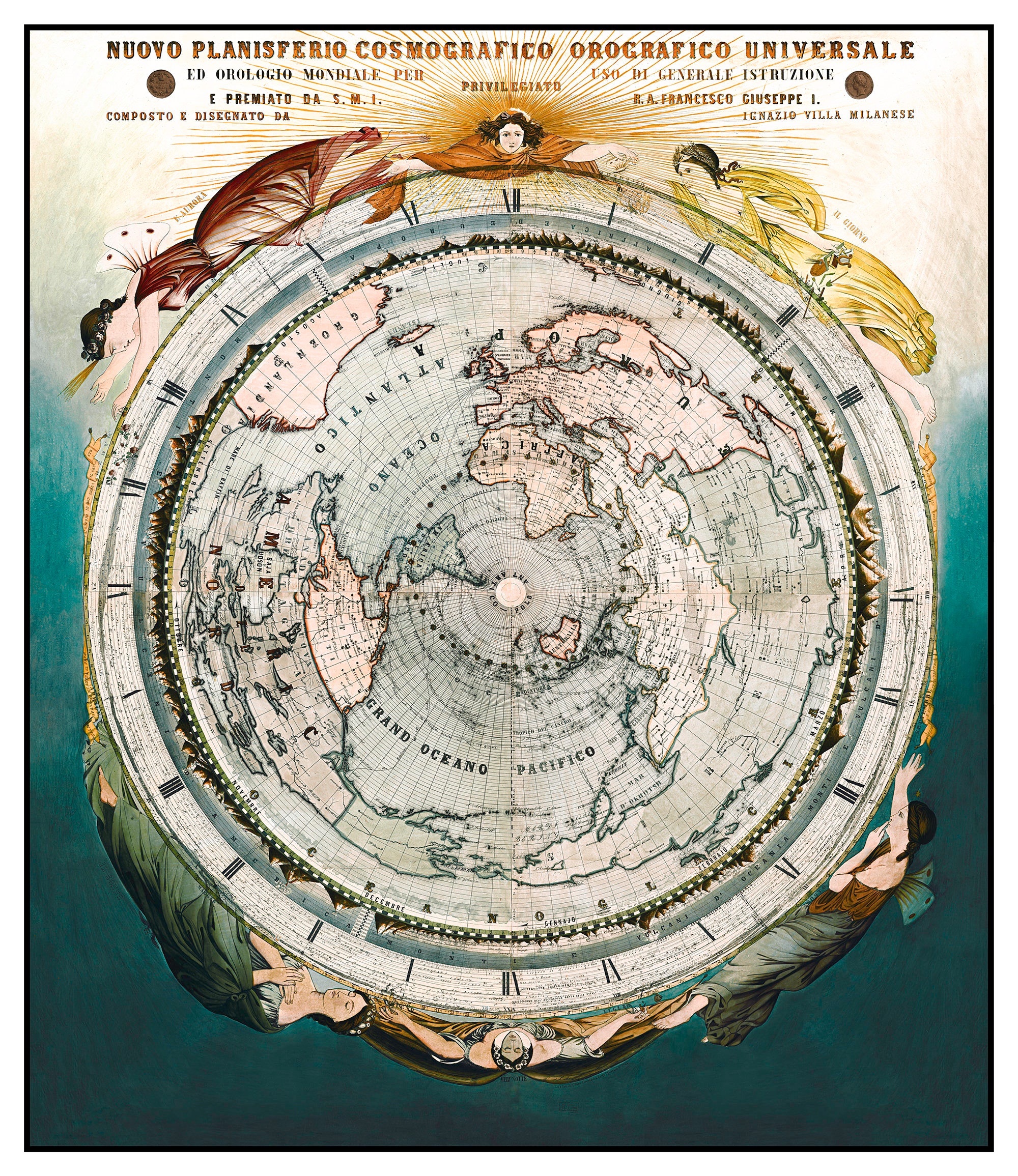 Introducing: "universal Cosmographic Flat Earth Map" - Exclusively ...