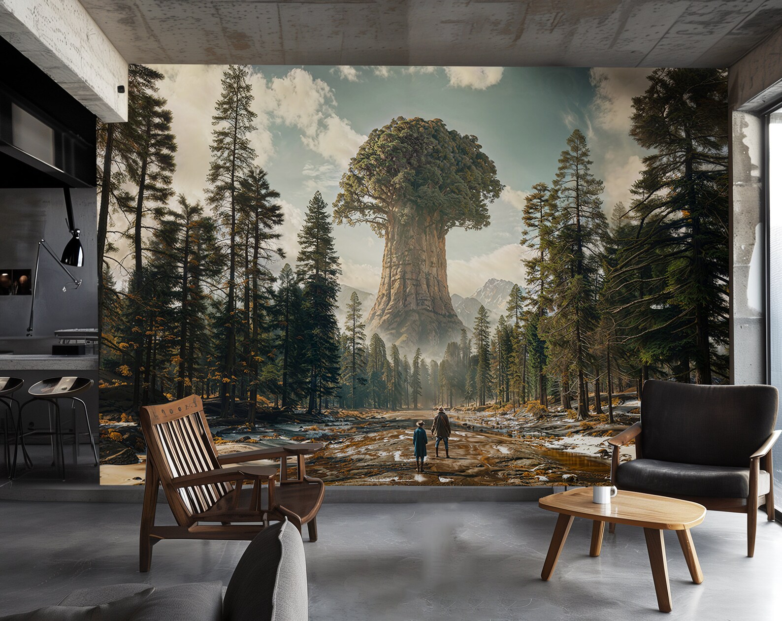 Original "the Great Sequoia". Reference Art to the Ancient Trees That ...