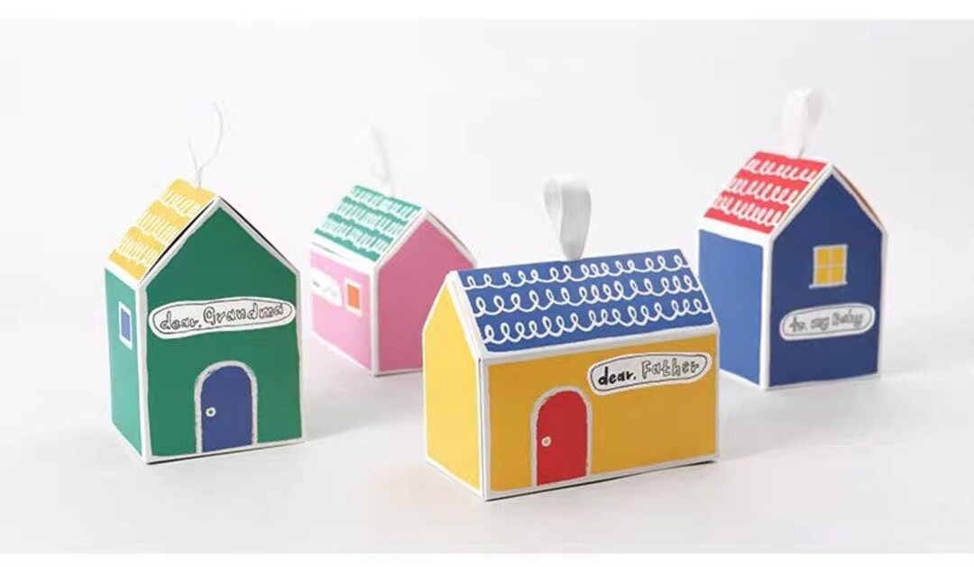 Cute House Style Bakery Boxes/ Gift Boxes / Favor Boxes/treat Boxes ...