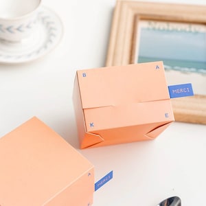 Bakery Boxes/pink/orange/light Blue/light Green Bakery Boxes/cake Boxes ...