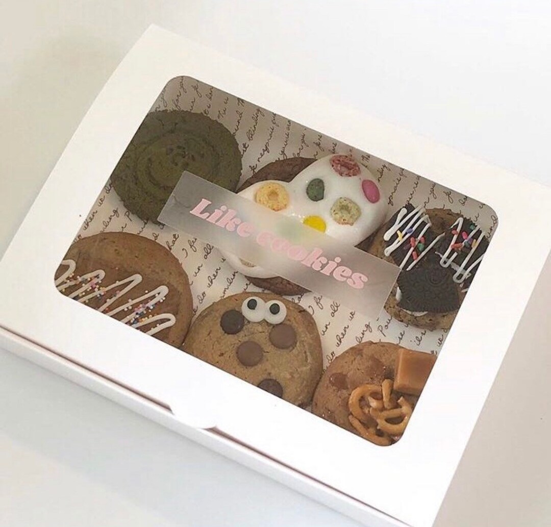 White/pink Cardboard Bakery Boxes / Cake Boxes/cookies Boxes/ Gift ...