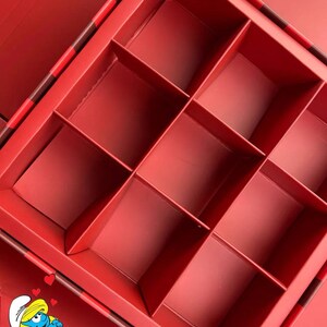 Red Black Checked Hard Cardboard Bakery Boxes With Clear - Etsy