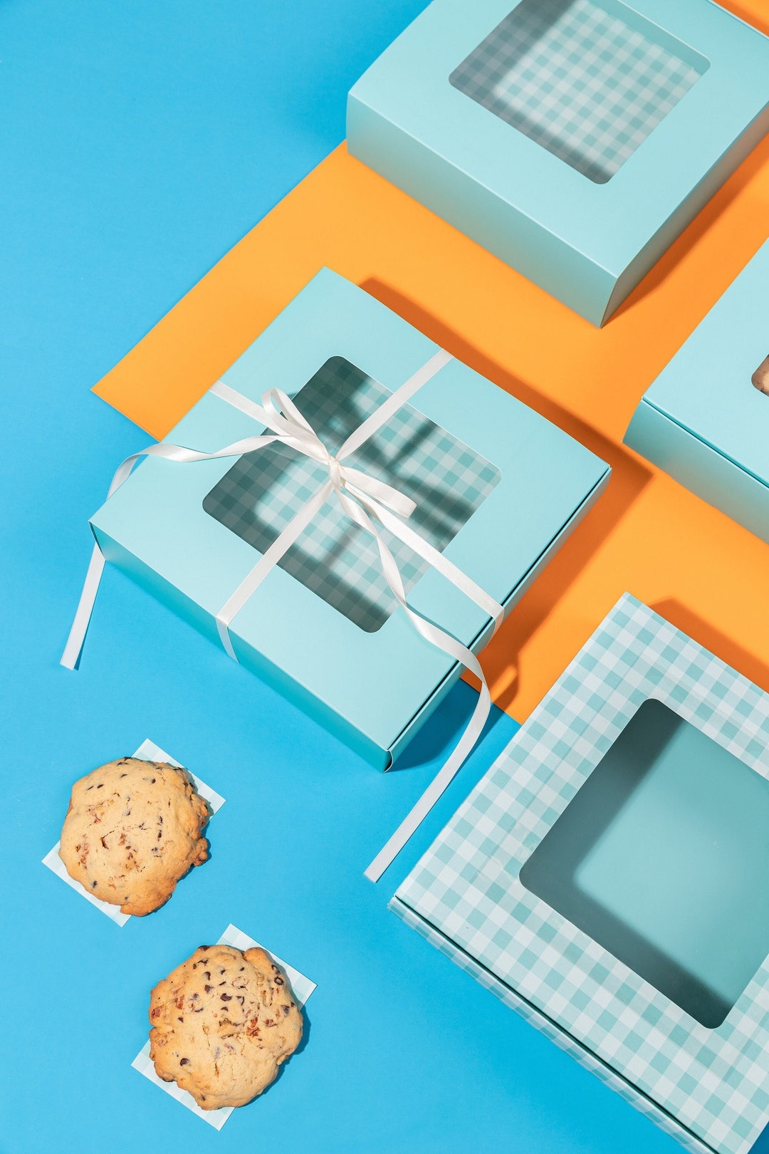 Robin Egg Blue Bakery Boxes With Window/cake Boxes/cookie Boxes/pastry ...