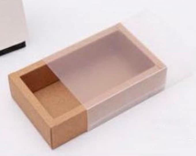 Translucent Black/kraft/beige Thick Boxes bakery Packaging-candle/gift ...