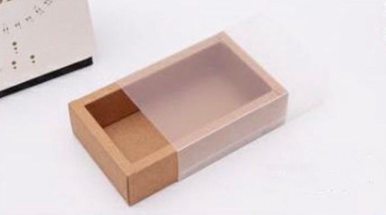 Translucent Black/kraft/beige Thick Boxes bakery - Etsy