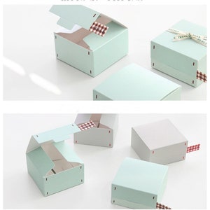 Pink/red/light Green/grey Green Bakery Boxes/cake Boxes/cookies Boxes ...