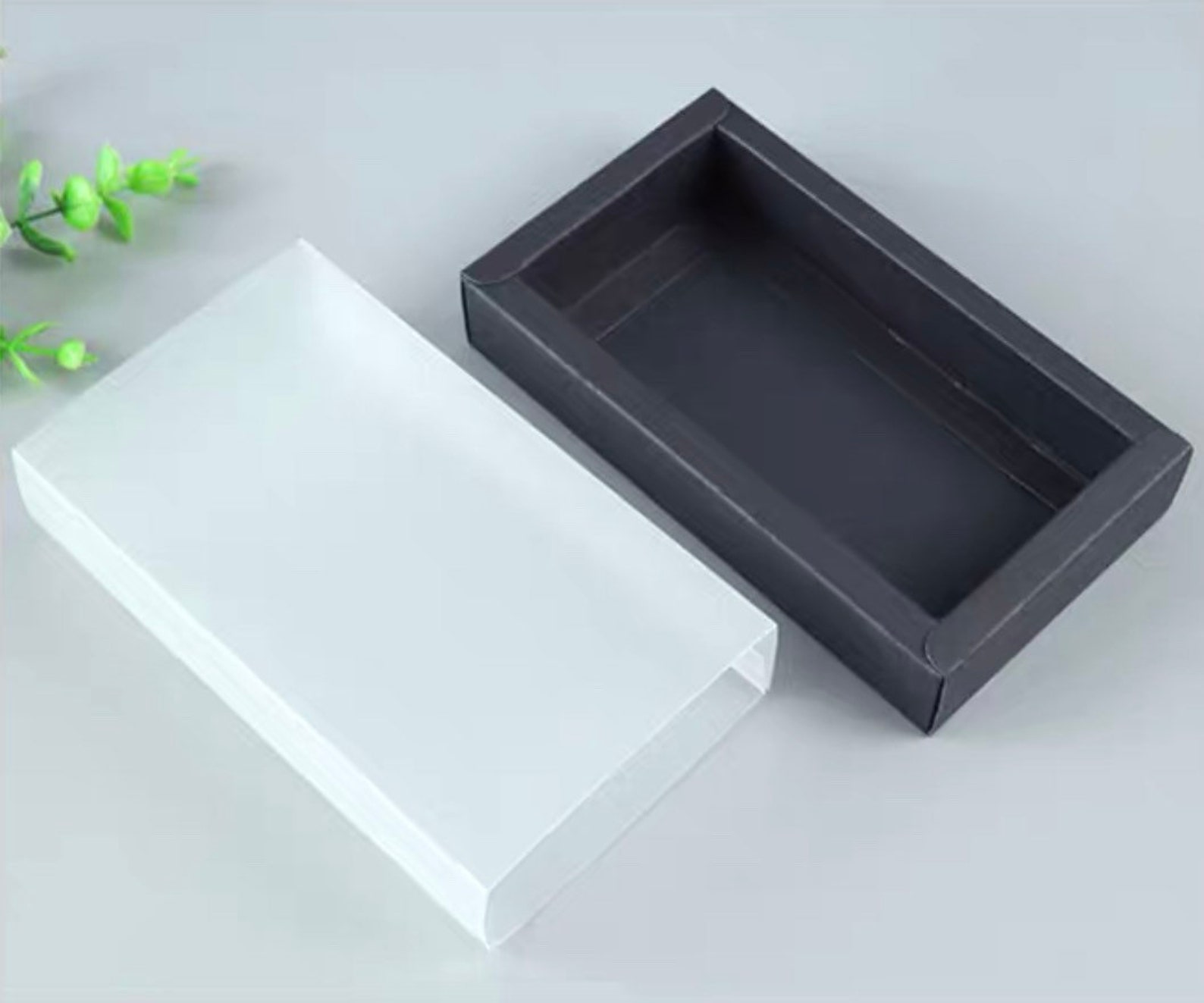 Translucent Black/kraft Thick Durable Boxes -bakery Supplies /carrier ...