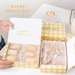 Yellow Checked Bakery Boxes/cake Boxes/cookies Boxes/gift Boxes-thick ...