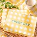 Yellow Checked Bakery Boxes/cake Boxes/cookies Boxes/gift Boxes-thick ...