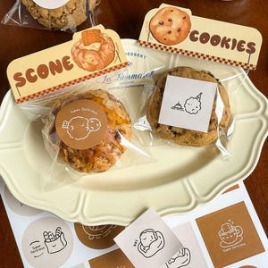 Cute Cookie Packaging Bags With Header Cards–food Safe Bakery Bags for ...
