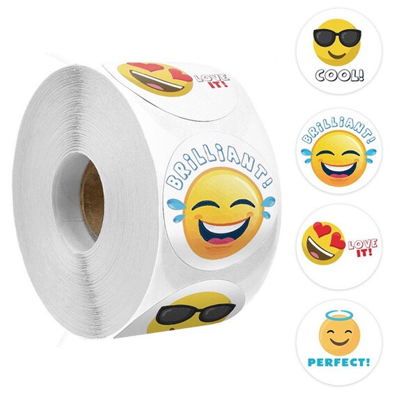 Smiley Stickers By The Roll