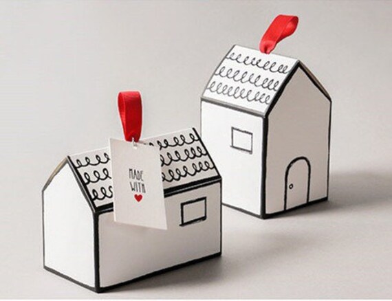 Little House Style Bakery Boxes/ Gift Boxes / Favor - Etsy