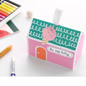 Cute House Style Bakery Boxes/ Gift Boxes / Favor Boxes/treat Boxes ...