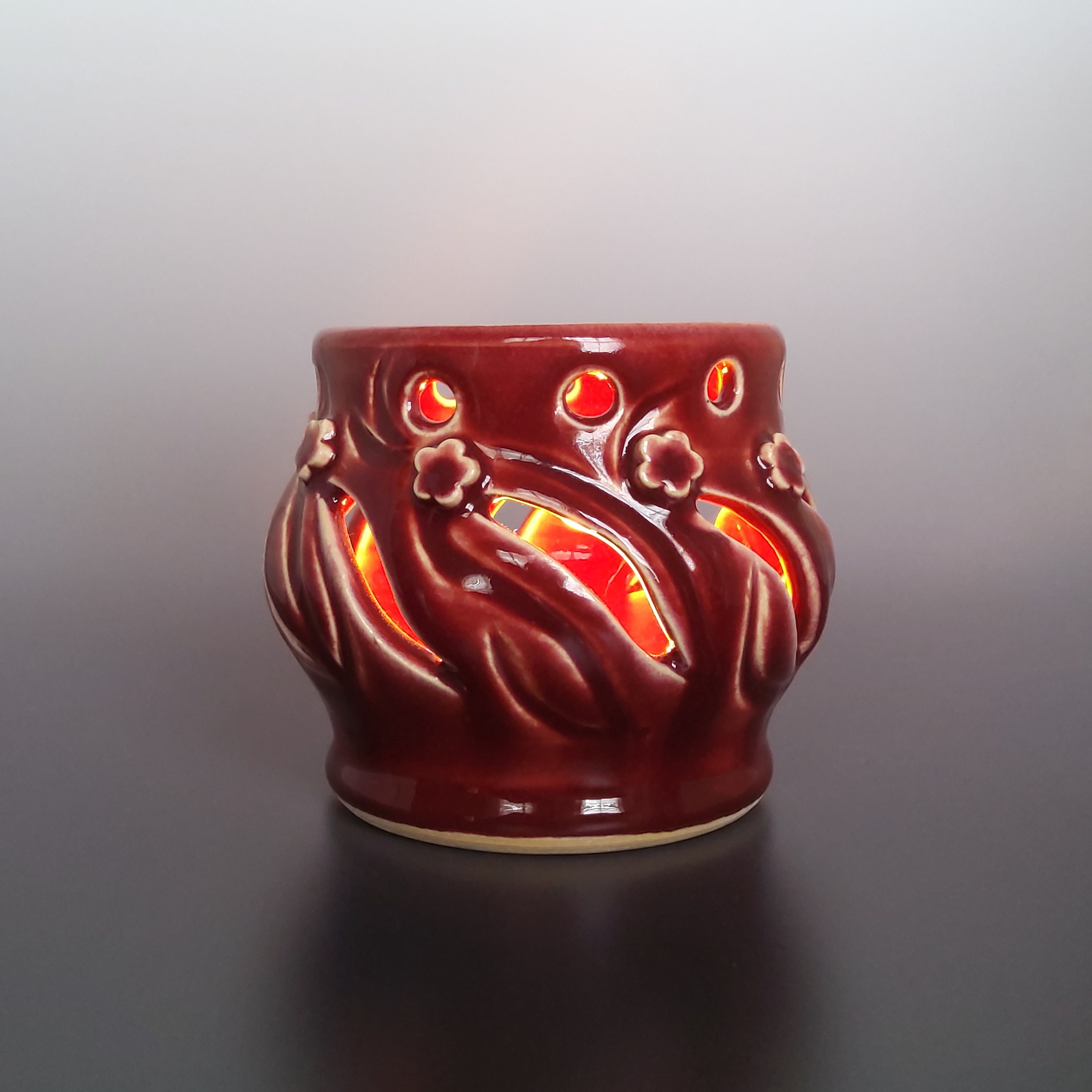 Handmade Pottery Luminary - Etsy