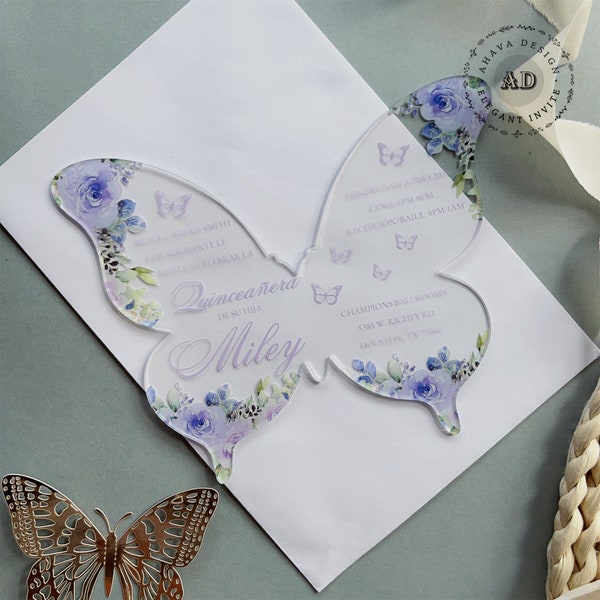 Acrylic Butterfly - Etsy