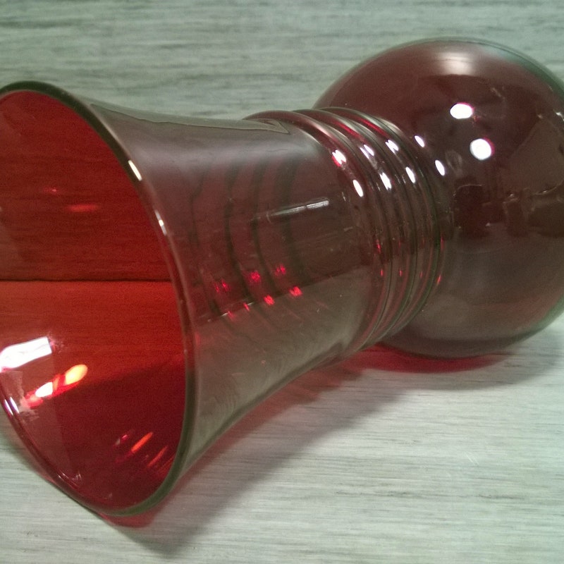 Red Depression Glass - Etsy