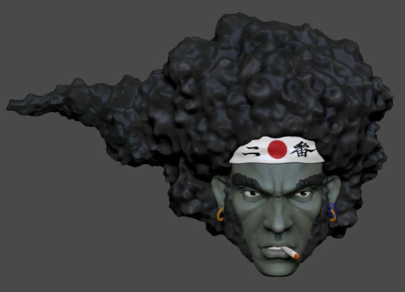 Afro Samurai Ninja Ninja Figure