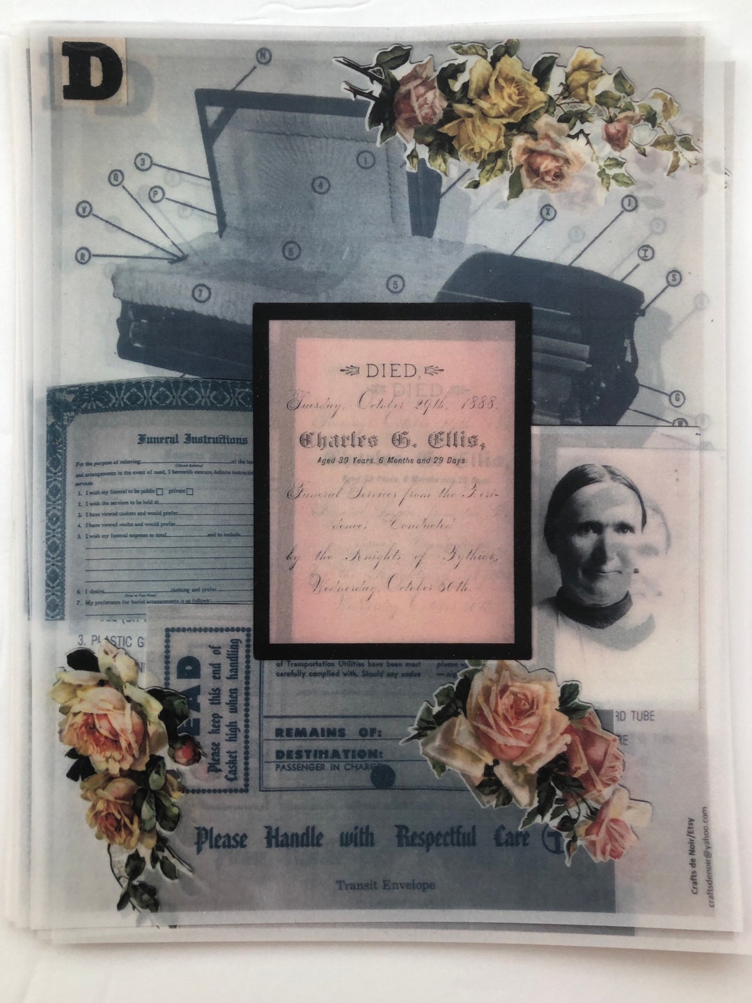 Memento Mori Collage - Etsy