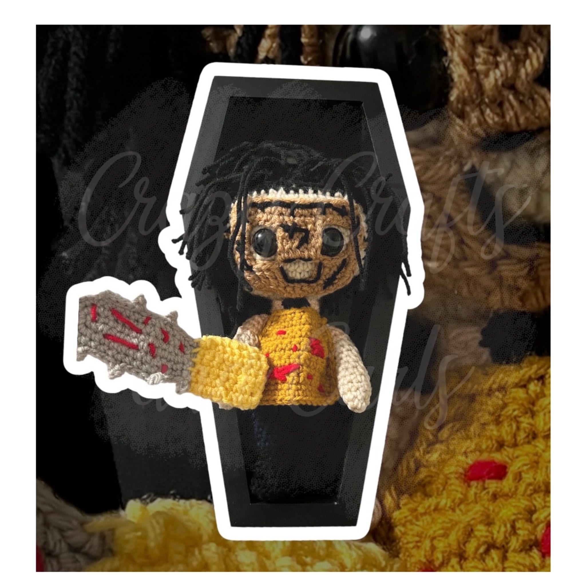 Men of Horror Crochet Characters // Crochet Michael Myers // Crochet ...