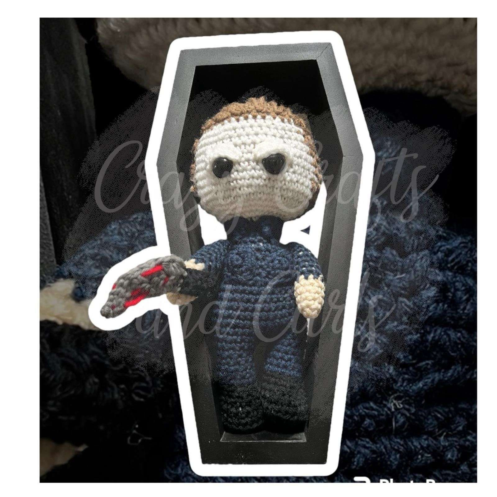 Men of Horror Crochet Characters // Crochet Michael Myers // Crochet ...
