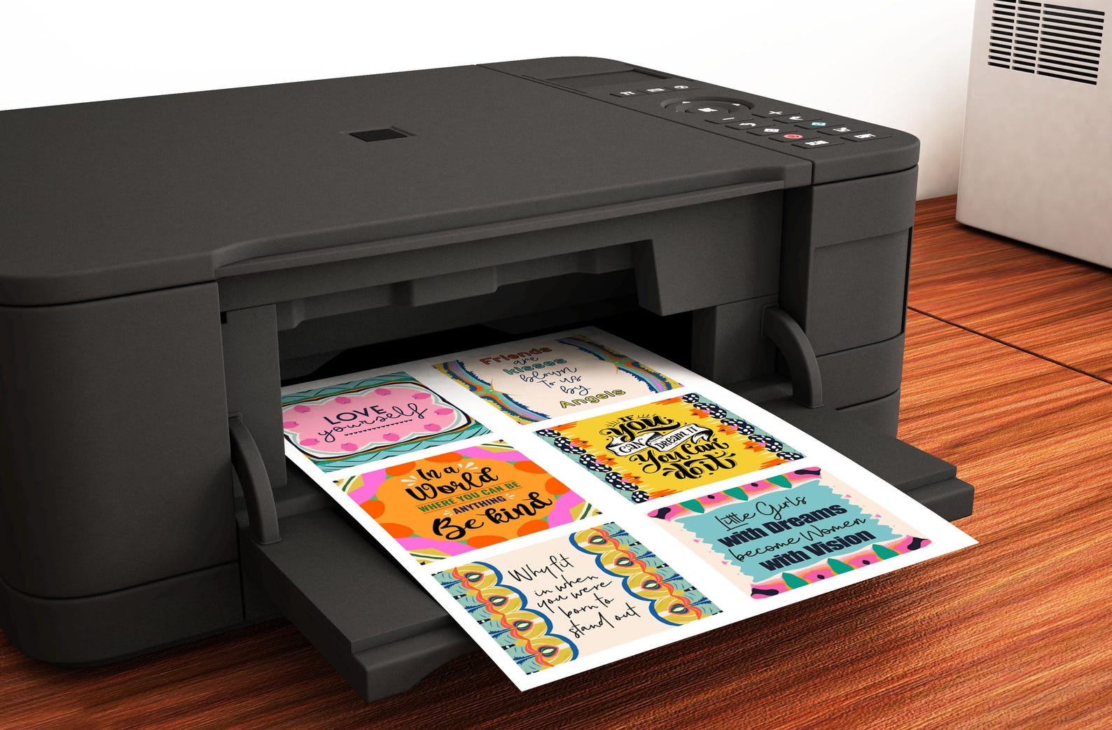 12 Printable Tween Affirmations Cards, INSTANT DOWNLOAD, Inspirational ...