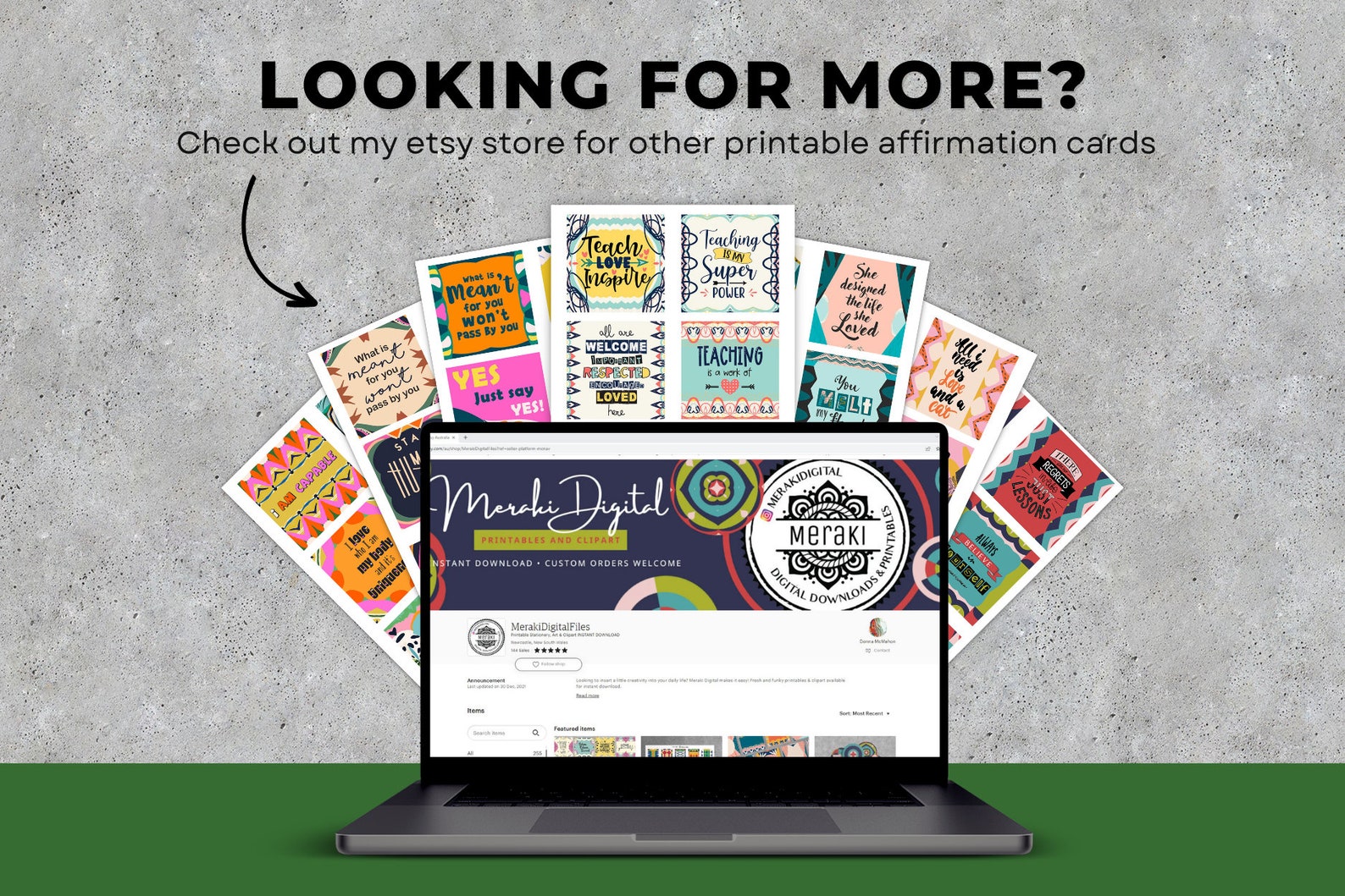 12 Printable Tween Affirmations Cards, INSTANT DOWNLOAD, Inspirational ...