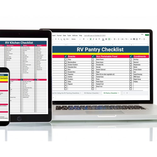 Printable RV Essentials Checklist RV Must Have Checklist - Etsy