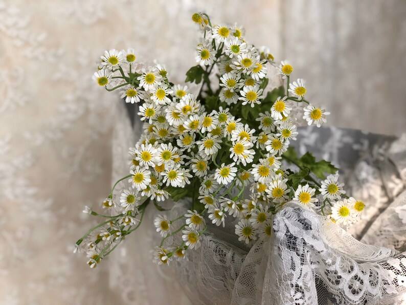 5pcs Artificial Daisy Flower Faux Daisy Fake Daisy Daisy - Etsy