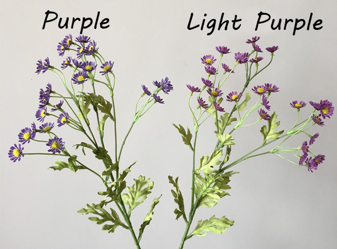 Artificial Daisy Flowers Daisy Stems Fake Flowers for - Etsy