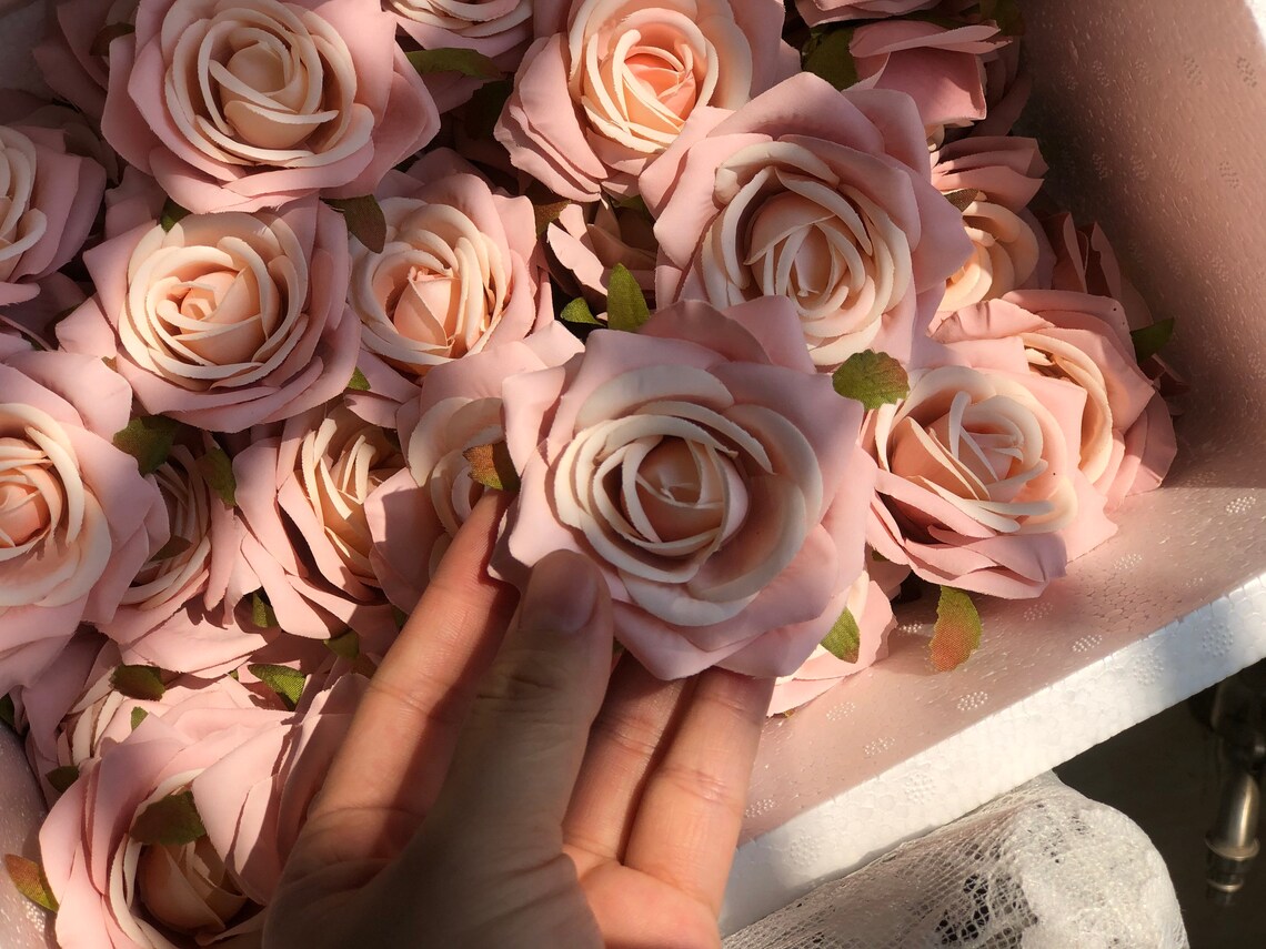 50-100pcs Mini Artificial Rose Fake Rose Faux Roses High - Etsy