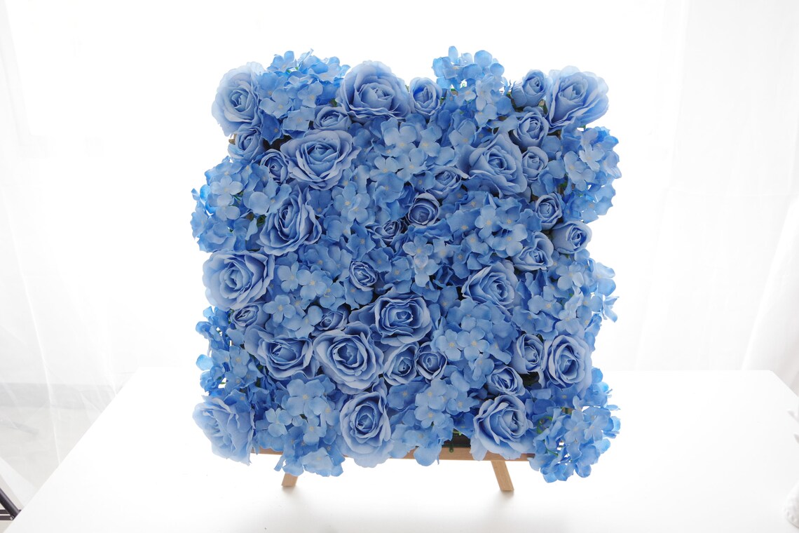 Decorative Flower Panel for Flower Wall Handmade With Artificial Silk ...
