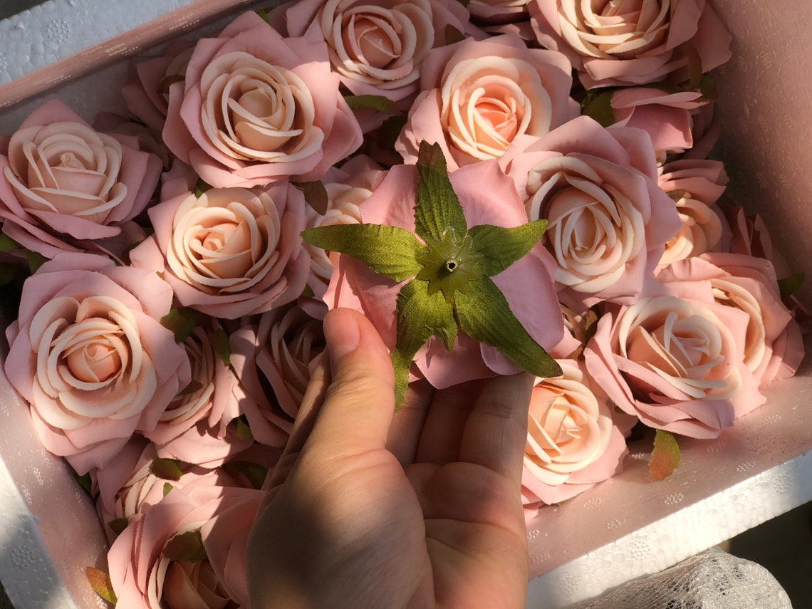 50-100pcs Mini Artificial Rose Fake Rose Faux Roses High - Etsy