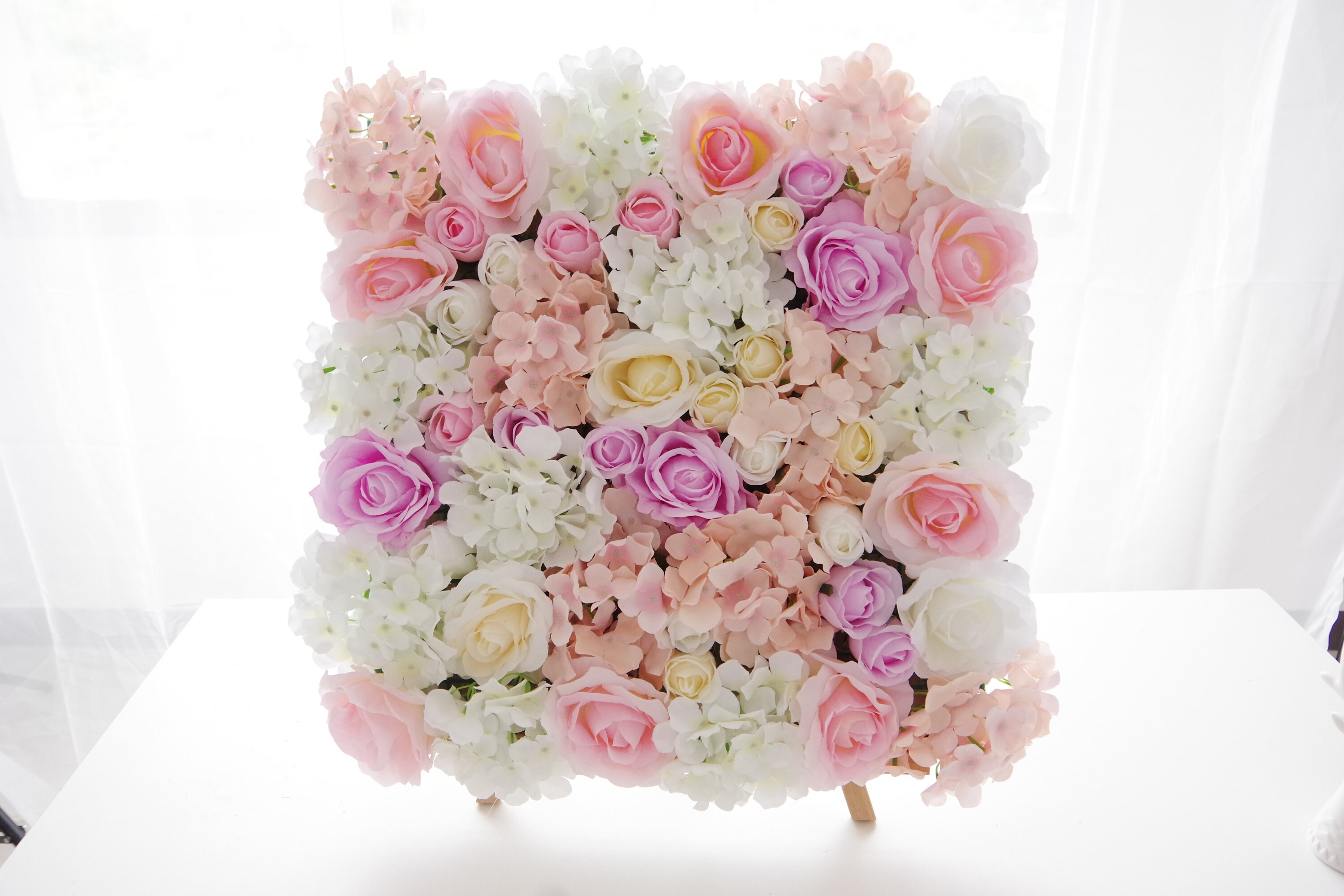 Decorative Flower Panel for Flower Wall Handmade with | Etsy