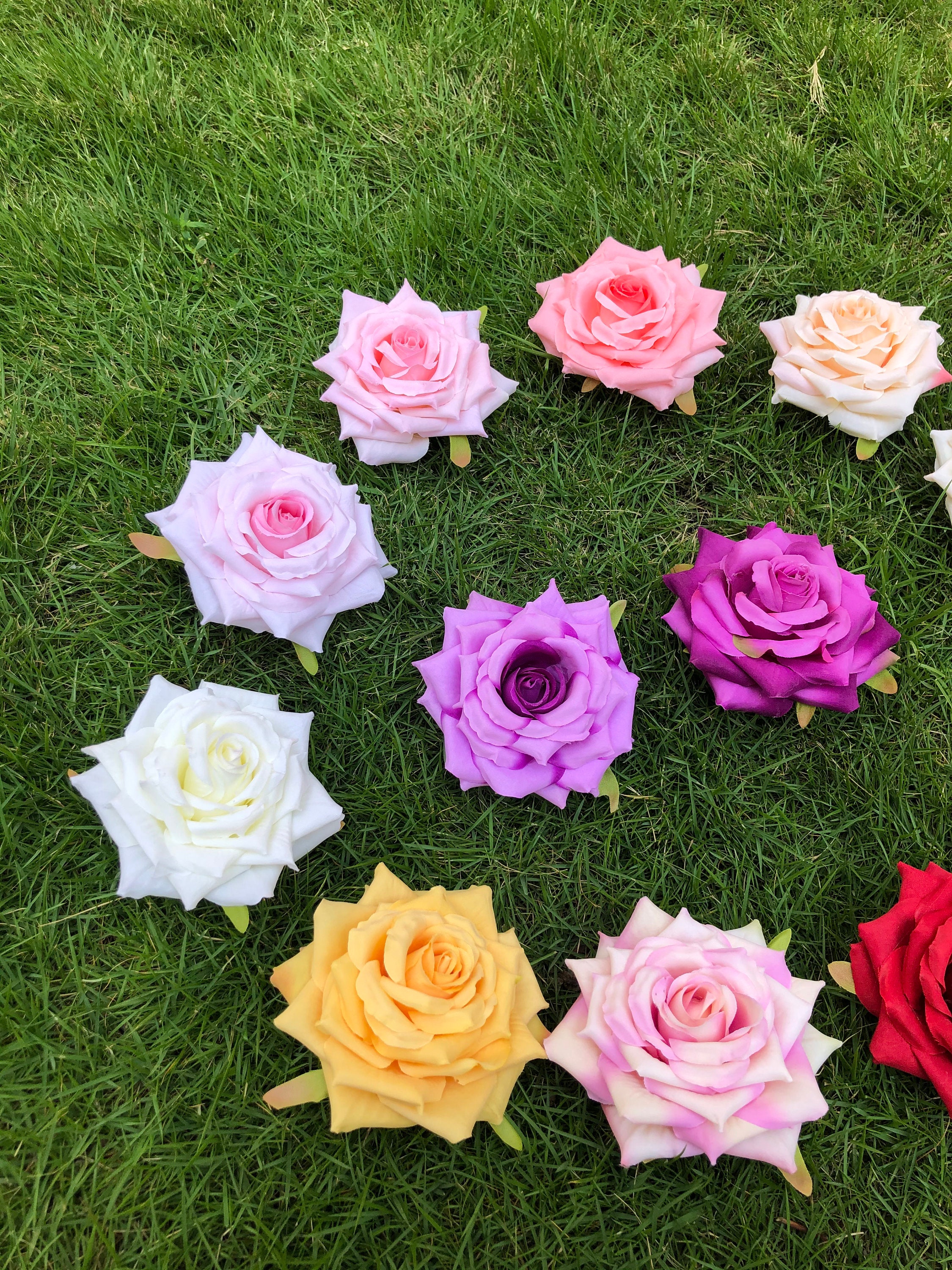 50-100pcs Rosa artificial Rosa falsa de champán Rosas falsas - Etsy España